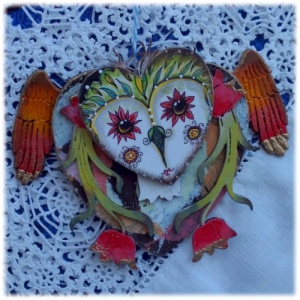 Art Deco & Nouveau Wood Shape - Floral Ornament Style 27